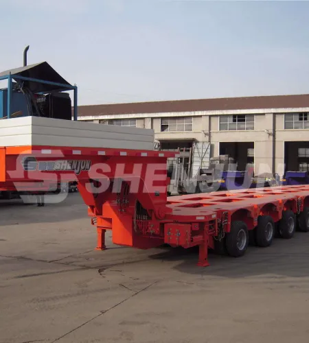 Heavy Duty Modular Trailer With A Remote Control System Main Introd...